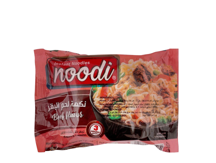Instant Fried Noodles, Beef bag | NOODI | 40 items per pack | Prestige ...