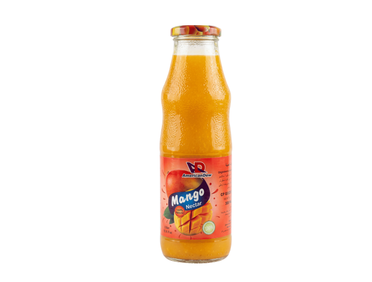 Mango Nectar, Glass | AMERICAN DROP | 6 items per pack | Prestige Concept