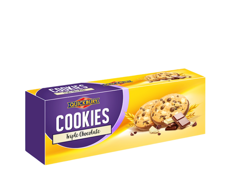 Triple Chocolate Cookies | QUICKBURY | 18 items per pack | Prestige Concept