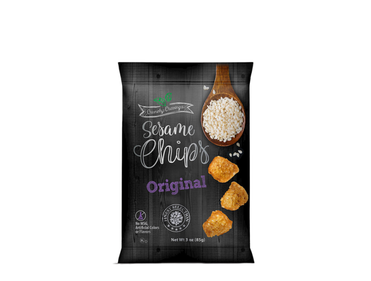 Original Sesame Chips | NUTTY | 24 items per pack | Prestige Concept