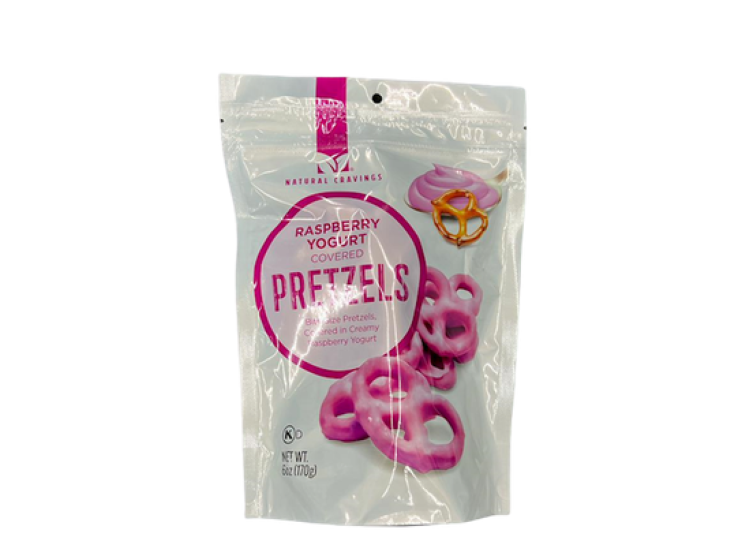 Natural Cravings Raspberry Yogurt Pretzels | NUTTY | 8 items per pack ...