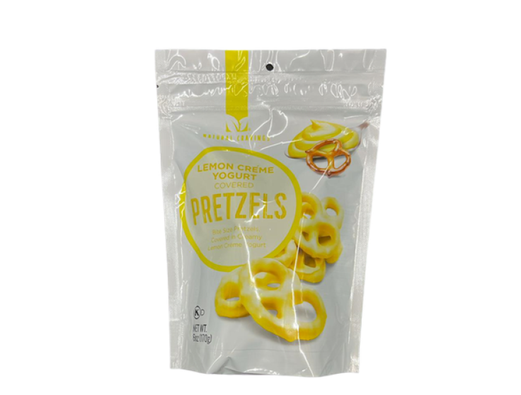 Natural Cravings Lemon Creme Yogurt Pretzels | NUTTY | 8 items per pack ...