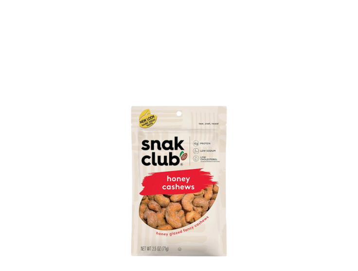 Honey Cashews | Snak Club | 6 items per pack | Prestige Concept
