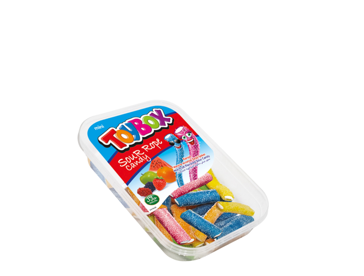 Licorice Sour Rope, Mix, Long Size | TOY BOX | 24 items per pack ...