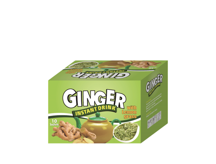 Instant ginger tea with Lemongrass (decaf) | Chinese Tea | 12 items per ...