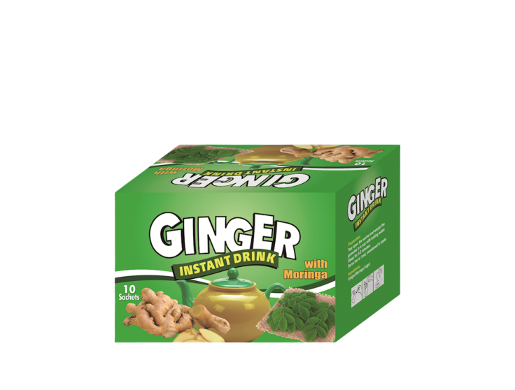 Instant ginger tea with Moringa (decaf) | Chinese Tea | 12 items per ...