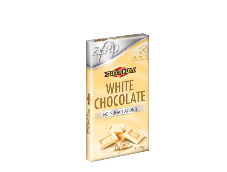 White Chocolate, No Sugar Added | QUICKBURY | 12 items per pack ...