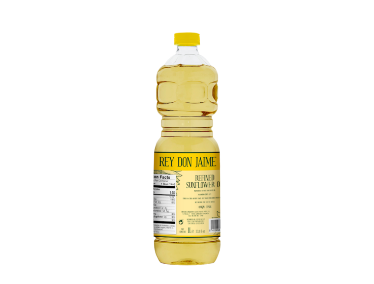 Refined Sunflower Oil 1 Liter PET | REY DON JAIME | 15 items per pack ...