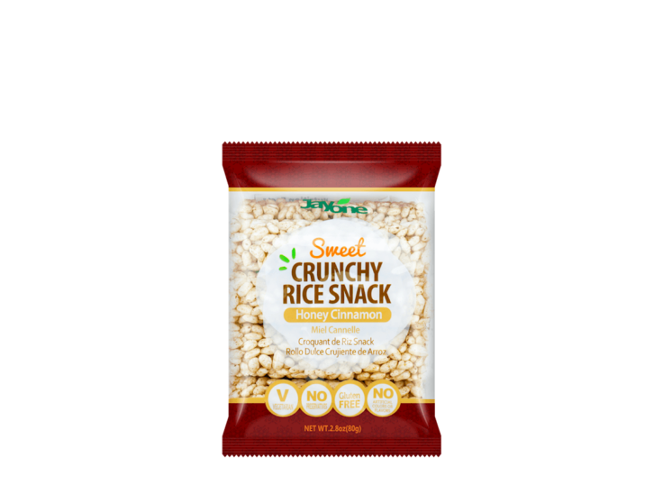 Crunchy Rice Snack, Honey Cinnamon | Jayone | 6 items per pack ...