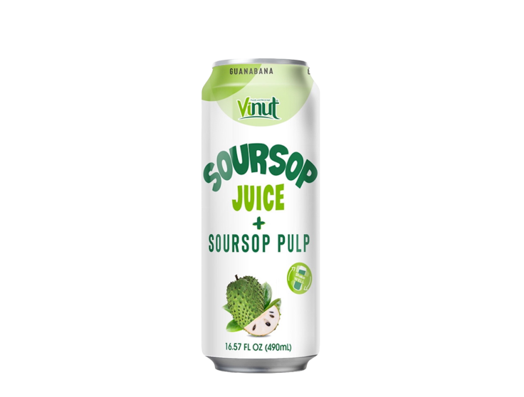 100% Fruit Juice with pulp, Soursop | VINUT | 24 items per pack ...