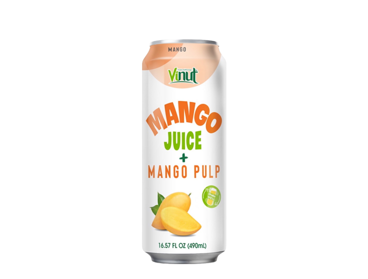 100% Fruit Juice with pulp, Mango | VINUT | 24 items per pack ...