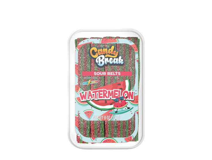 Vegan Liquorice Sour Watermelon Belts | CANDY BREAK | 6 items per pack ...