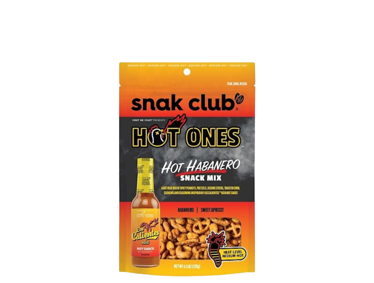 Hot Ones Hot Habanero Snack Mix | Snak Club | 6 items per pack ...