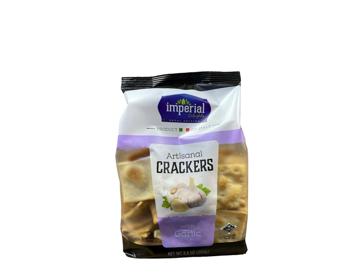 Artisan Crackers, Garlic | Imperial Royal | 10 items per pack ...