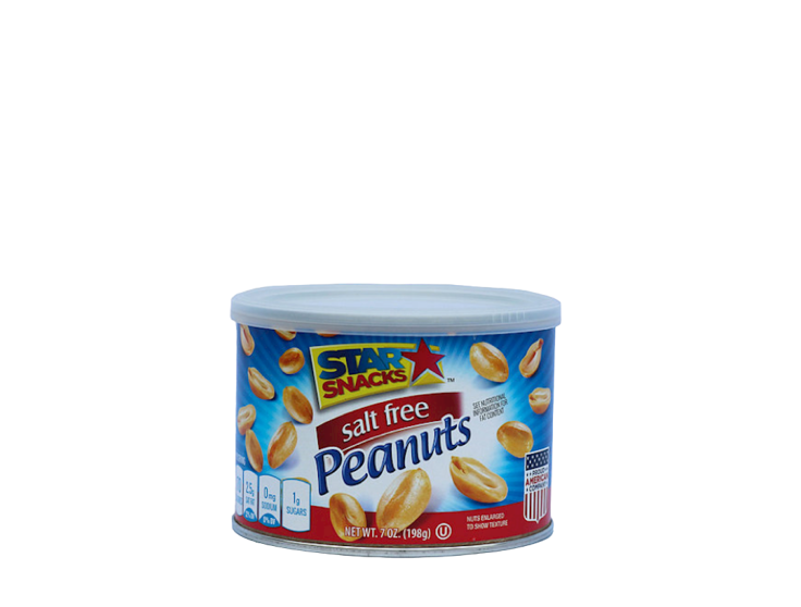 Peanuts, Salt Free | Star Snacks | 12 items per pack | Prestige Concept