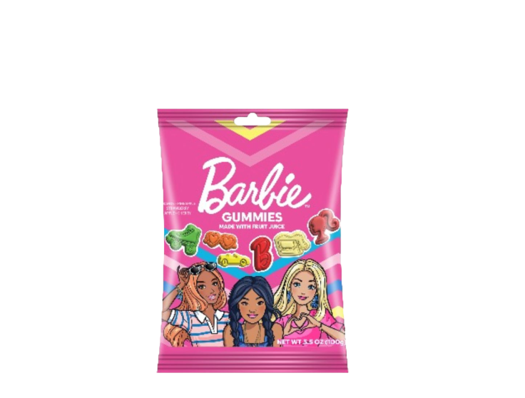 Barbie™ Gummies, Peg Gummy Bags Flavors | Original Gourmet | 12 items ...