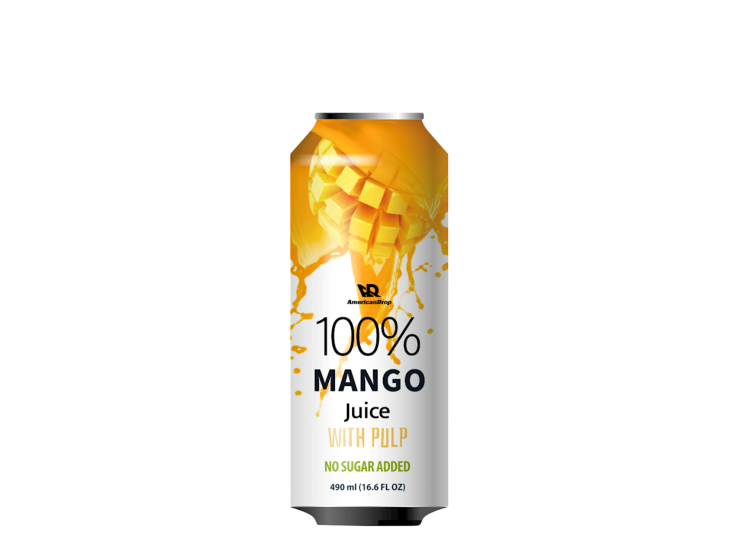 100% Mango Juice with Pulp | AMERICAN DROP | 24 items per pack ...