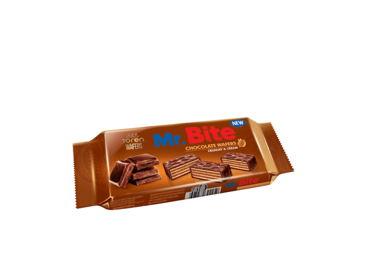 Mr. Bite, Milk Chocolate Coated Wafer with Cacao Cream | TOREN | 100 ...