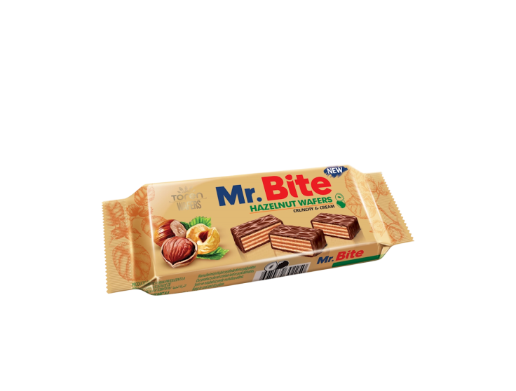 Mr. Bite, Milk Chocolate Coated Wafer with Hazelnut | TOREN | 100 items ...