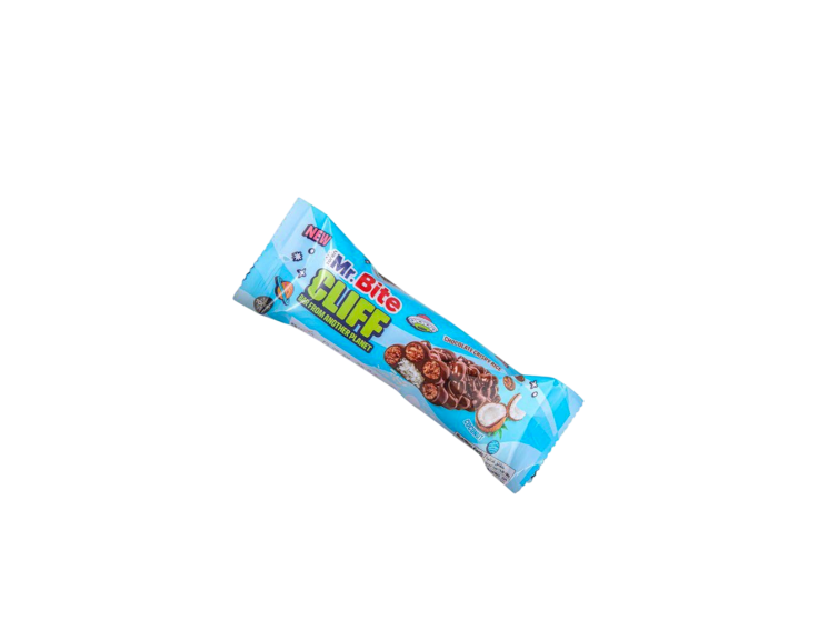 Mr. Bite CLIFF, Milk Chocolate Coconut Bar | TOREN | 24 items per pack | Prestige Concept