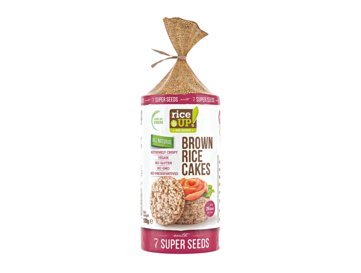 Whole Grain Rice Cakes 7 Super Seed | RiceUP! | 12 items per pack ...