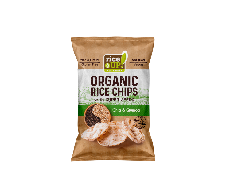 Whole Grain Rice Chips Chia & Quinoa | RiceUP! | 24 items per pack ...