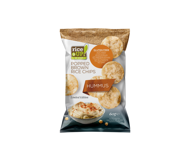 Whole Grain Rice Chips Hummus | RiceUP! | 24 items per pack | Prestige ...
