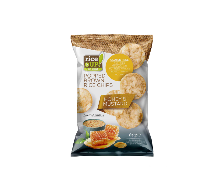 Whole Grain Rice Chips Honey & Mustard | RiceUP! | 24 items per pack ...