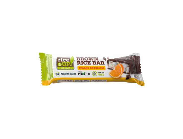 Brown Rice Bar Dark Chocolate Orange | RiceUP! | 20 items per pack ...
