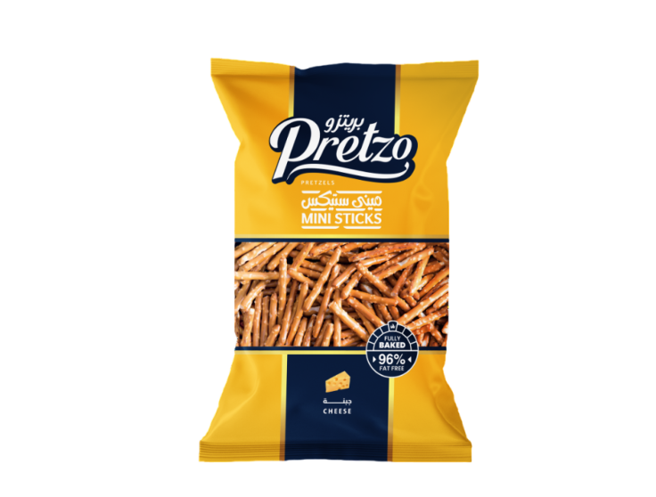 Pretzo Mini Sticks, Cheese | Pretzo | 10 items per pack | Prestige Concept