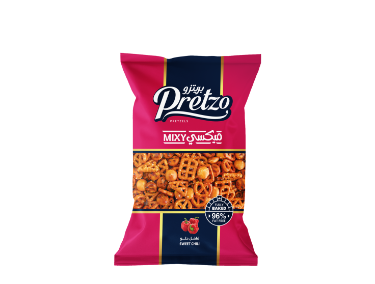 Pretzo Mixy, Sweet Chili | Pretzo | 10 items per pack | Prestige Concept