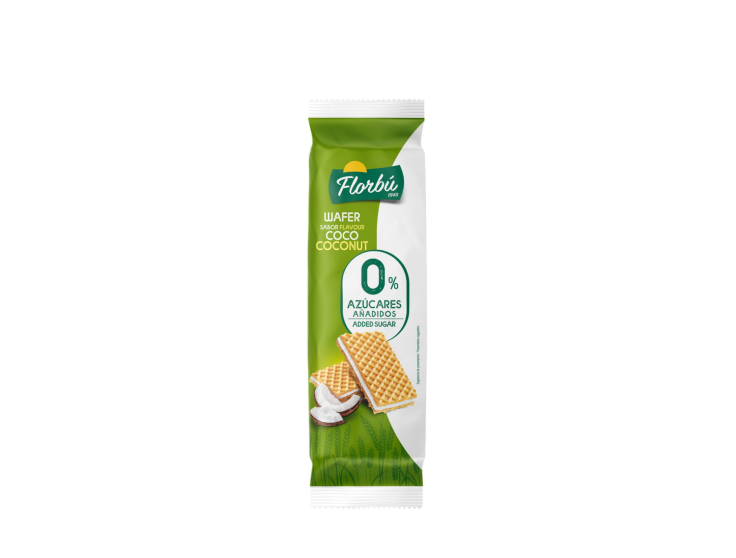 BARQUILLO 150g RELLENO(14P) 0% Added Sugar Filled Wafer Coco Coconut ...