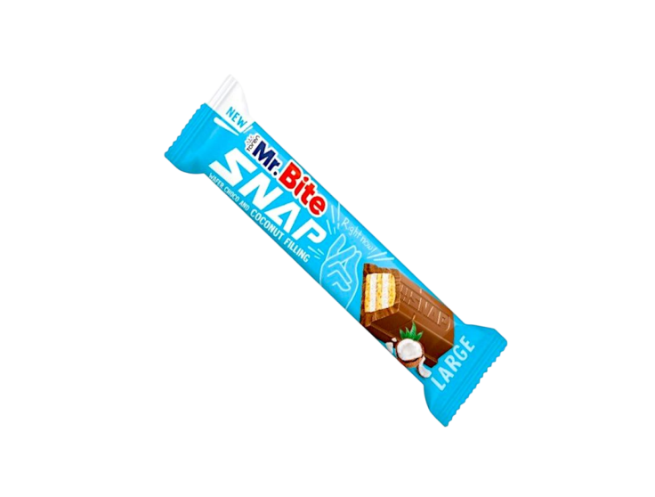 Mr. Bite Snap Coconut Cream Wafer Bar | TOREN | 24 items per pack ...