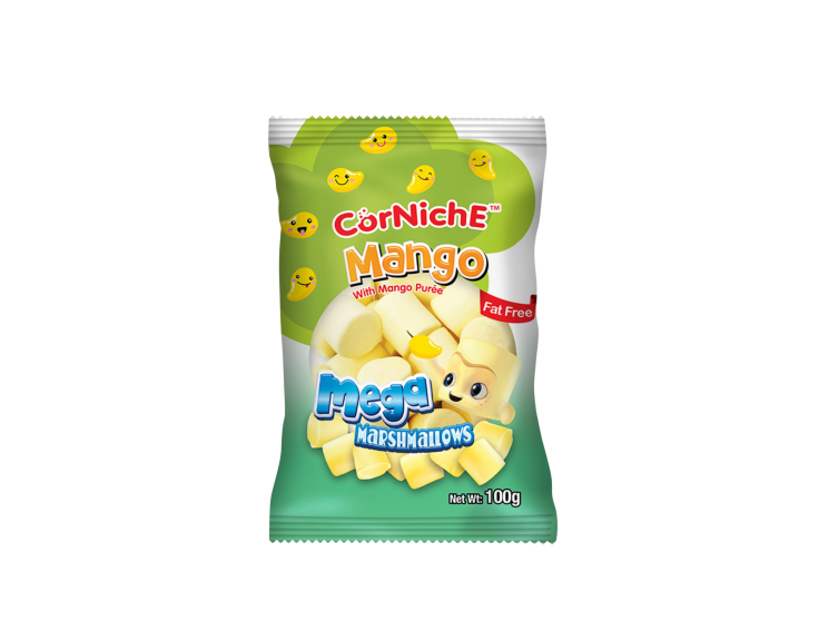 Mega Mango Marshmallows | CORNICHE | 24 items per pack | Prestige Concept