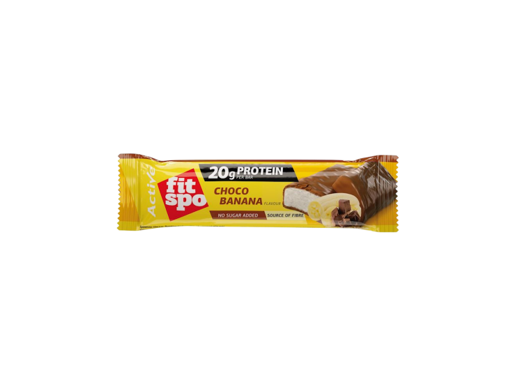 FitSpo Protein Bar Active Banana | FitSpo | 12 items per pack ...