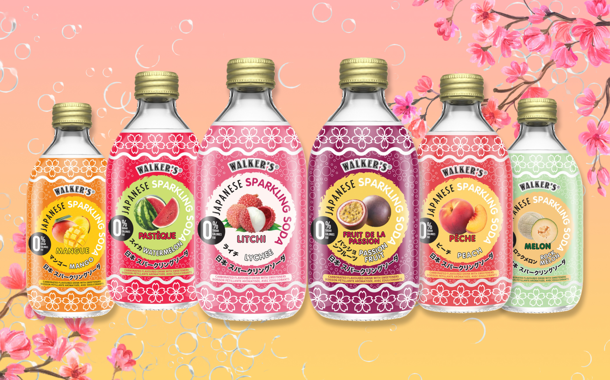 Walker’s Japanese Sparkling Soda | Prestige Concept