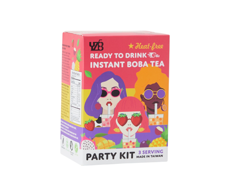 Instant Boba Tea Party Kit | YZB | 6 items per pack | Prestige Concept